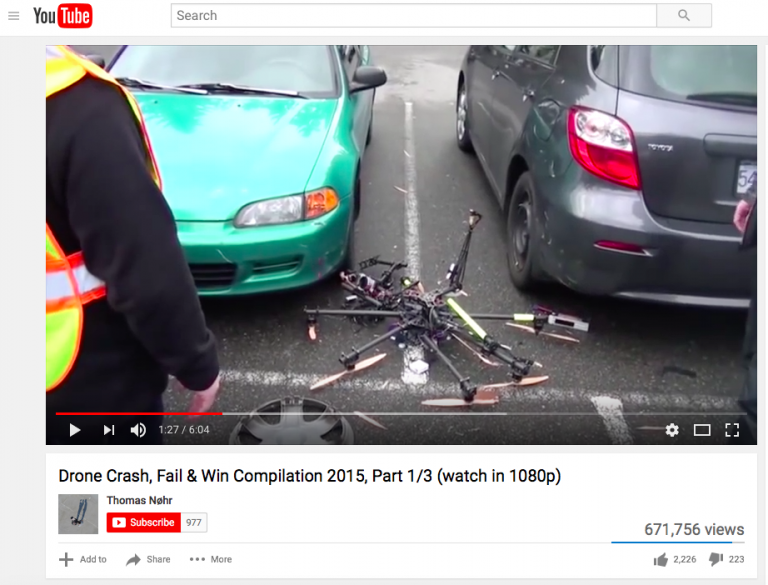 9 Spectacular Drone Crash Videos You Have To See To Believe